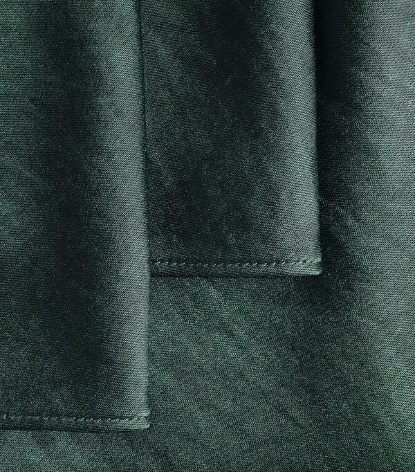 Vince Satin High-waisted Trousers - Green