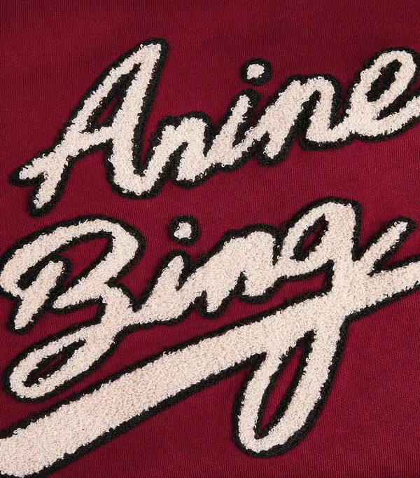 ANINE BING Chenille-logo Miles Sweatshirt