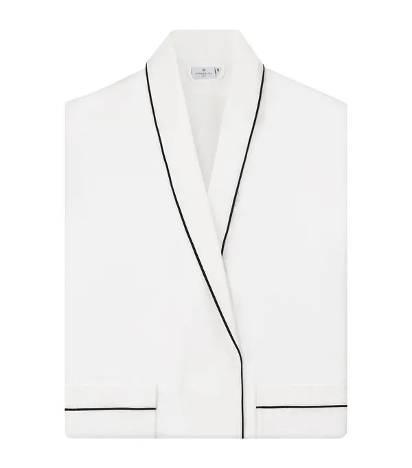 Gingerlily Small Mulberry Silk Dressing Gown - Ivory