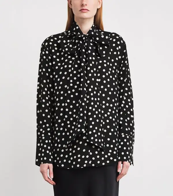 ANINE BING Ruby Polka Dot Blouse