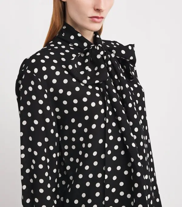 ANINE BING Ruby Polka Dot Blouse
