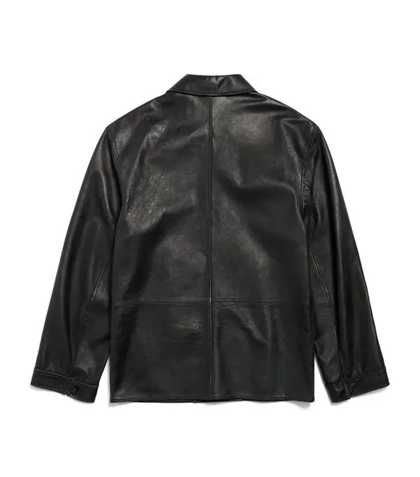 Balenciaga Oversized Leather Jacket