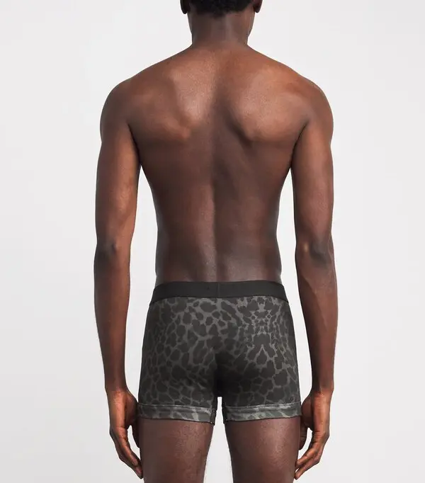 TOM FORD Stretch-cotton Leopard Print Boxer Briefs