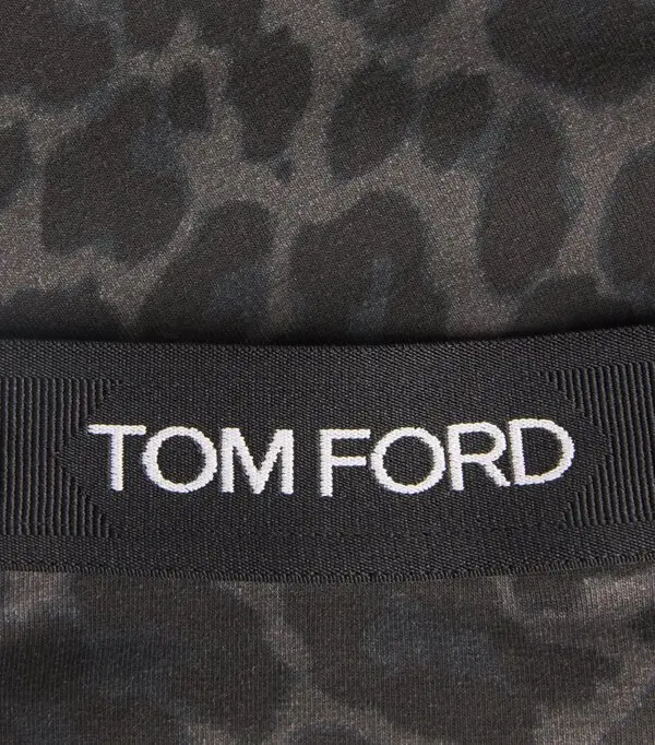 TOM FORD Stretch-cotton Leopard Print Boxer Briefs