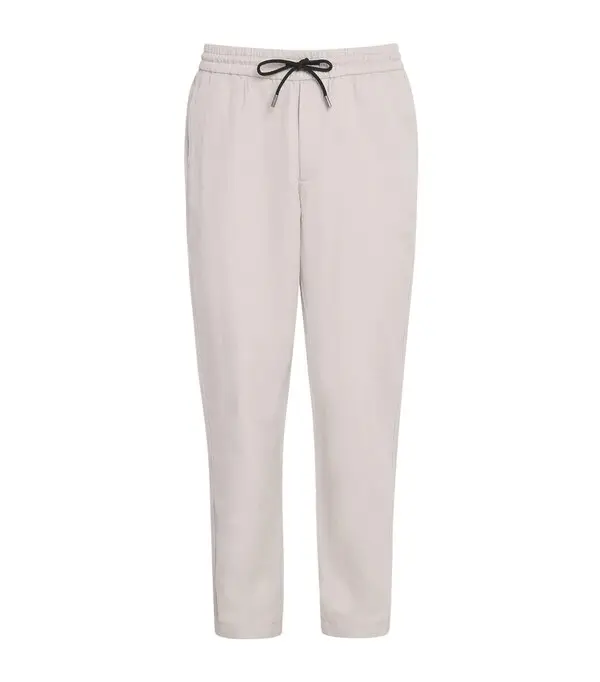 Sease Cotton Twill Summer Trousers - Grey