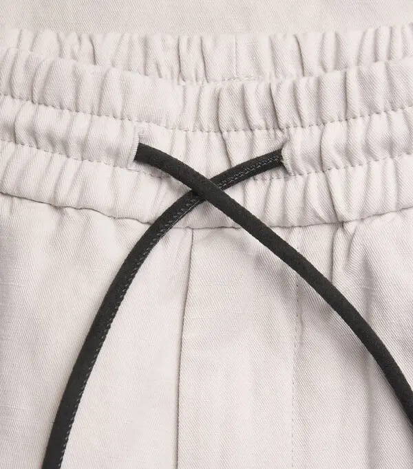 Sease Cotton Twill Summer Trousers - Grey