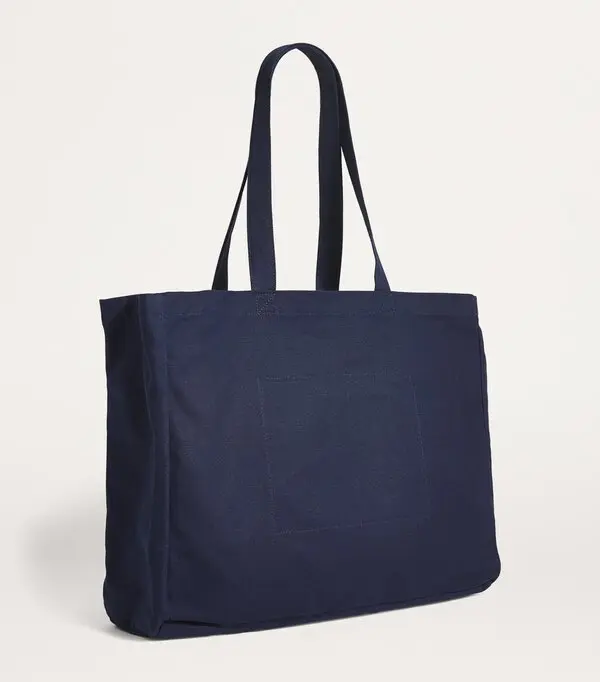 Polo Ralph Lauren Cotton Logo Tote Bag - Navy