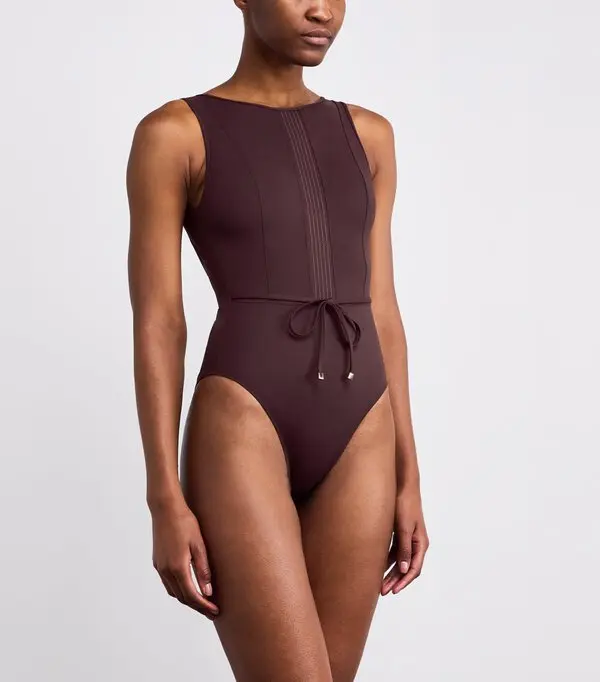 Shan Mesh Panel Swimsuit
