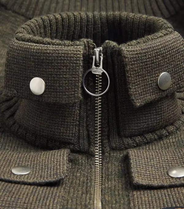 Kapital Wool Nickle Half-zip Sweater