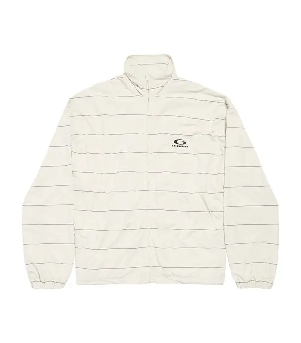 Balenciaga Technical Stripe Logo Oversized Jacket