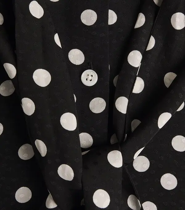 ANINE BING Ruby Polka Dot Blouse