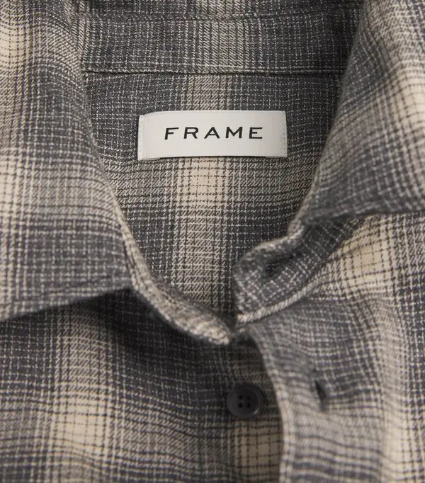 FRAME Cotton Check Shirt