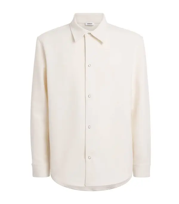 Sandro Fleece Long-sleeve Shirt
