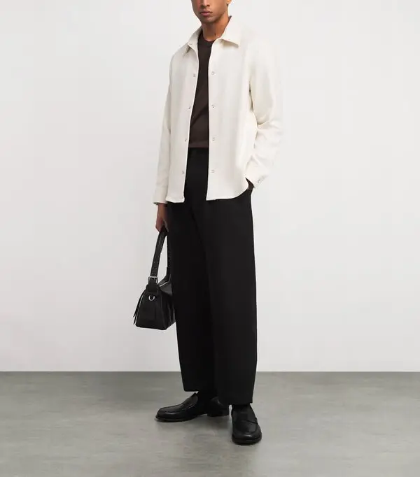 Sandro Fleece Long-sleeve Shirt