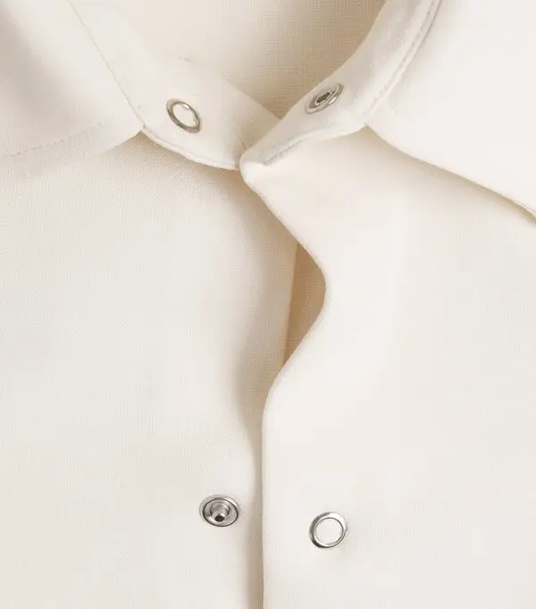 Sandro Fleece Long-sleeve Shirt