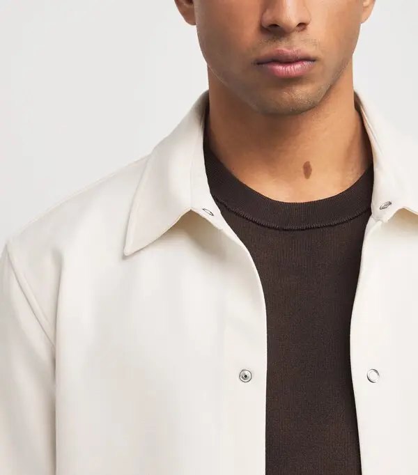 Sandro Fleece Long-sleeve Shirt