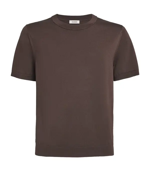 Sandro Knitted Short-sleeve T-shirt
