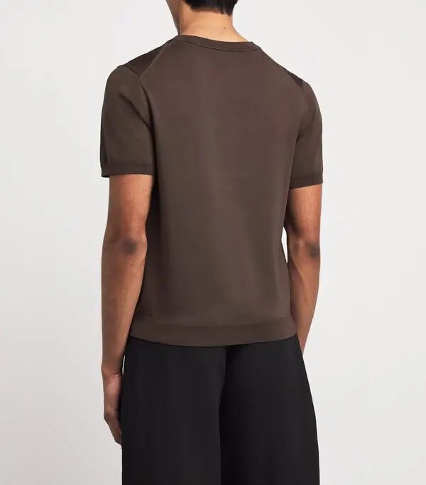 Sandro Knitted Short-sleeve T-shirt