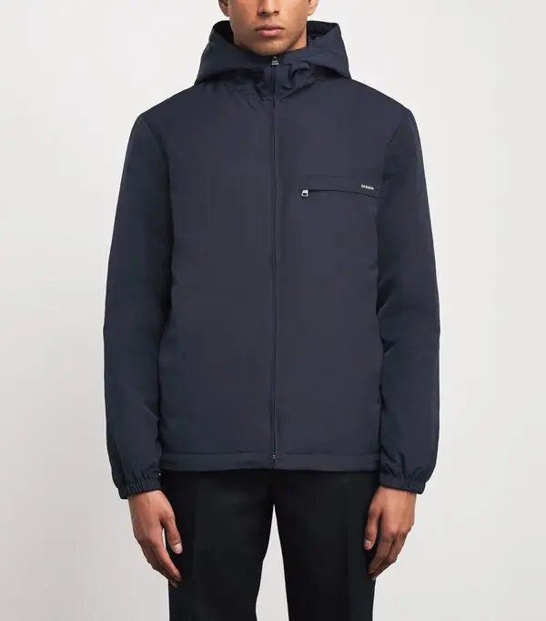 Sandro Padded Logo Windbreaker
