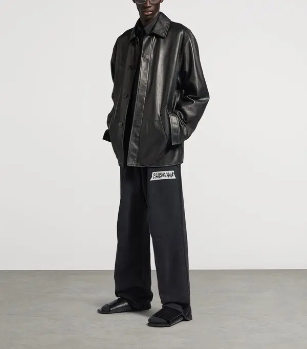 Balenciaga Oversized Leather Jacket