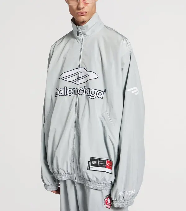 Balenciaga Techno Cotton Track Jacket