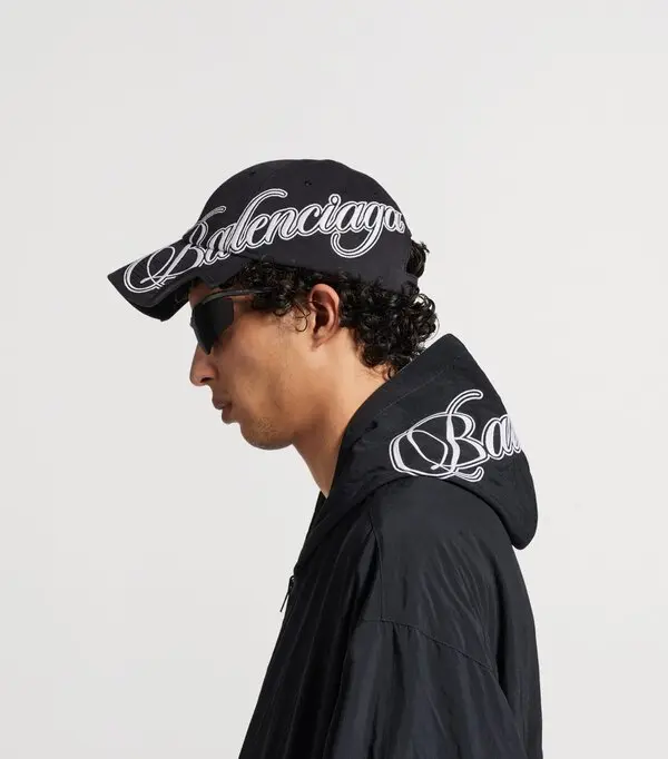 Balenciaga Cursive Logo Baseball Cap