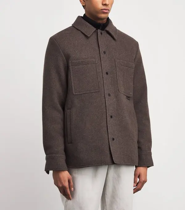 Canada Goose Wool-blend Atkinson Overshirt - Brown