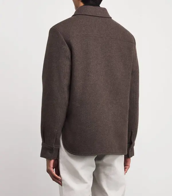 Canada Goose Wool-blend Atkinson Overshirt - Brown