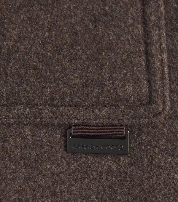 Canada Goose Wool-blend Atkinson Overshirt - Brown