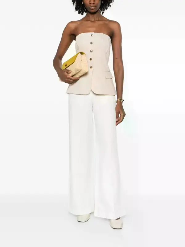 Maje Sleeveless Buttoned Top