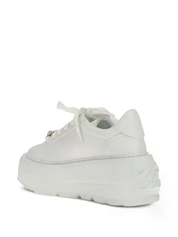 Casadei Jewel Platform Sneakers - White