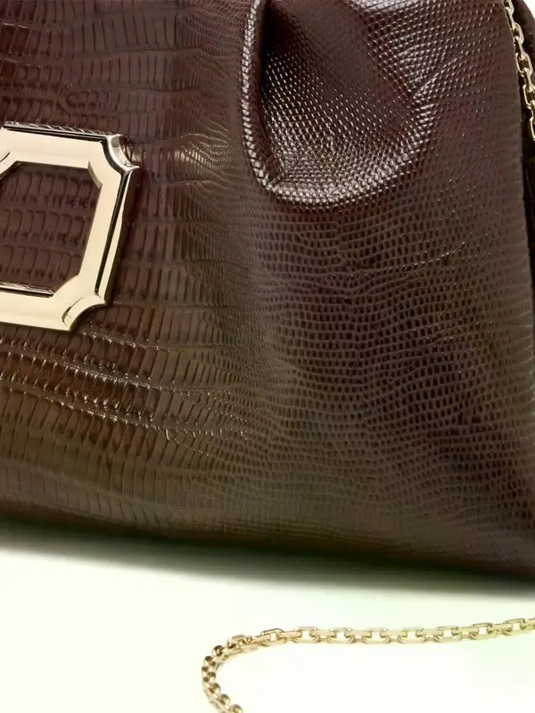 MALONE SOULIERS Vittoria Textured Rectangular Clutch