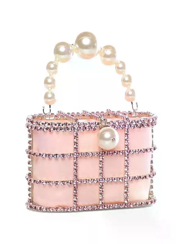 Rosantica Crystal Mini Bag - Pink