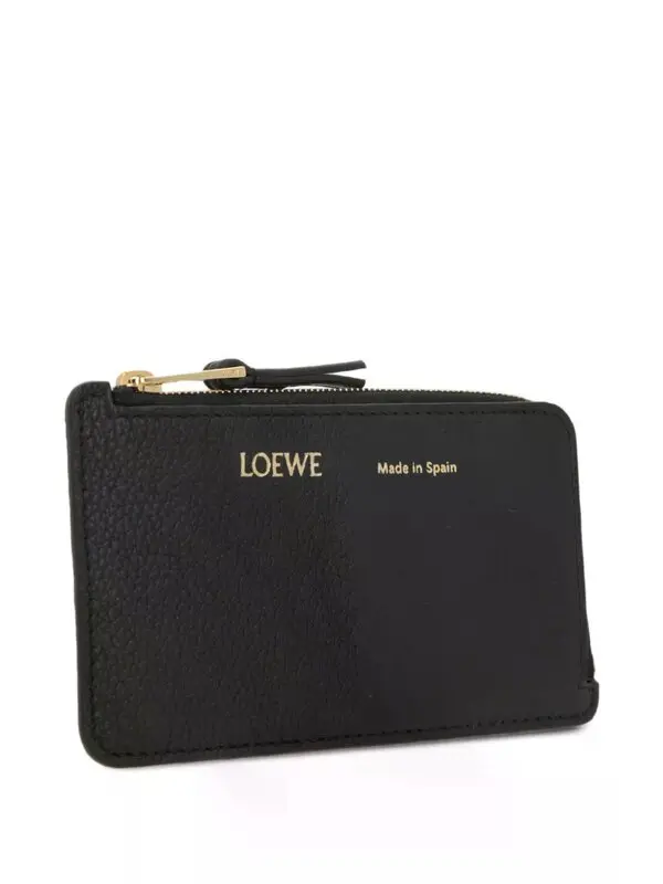 Loewe Grained-leather Card Holder - Black