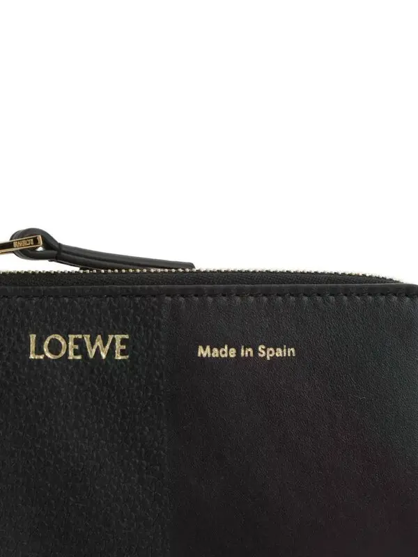 Loewe Grained-leather Card Holder - Black