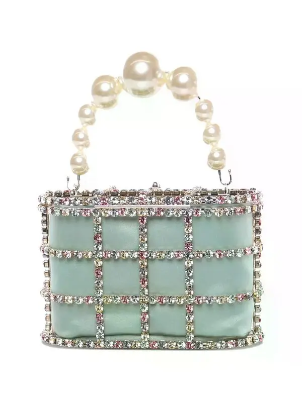 Rosantica Crystal Embellished Mini Bag - Blue