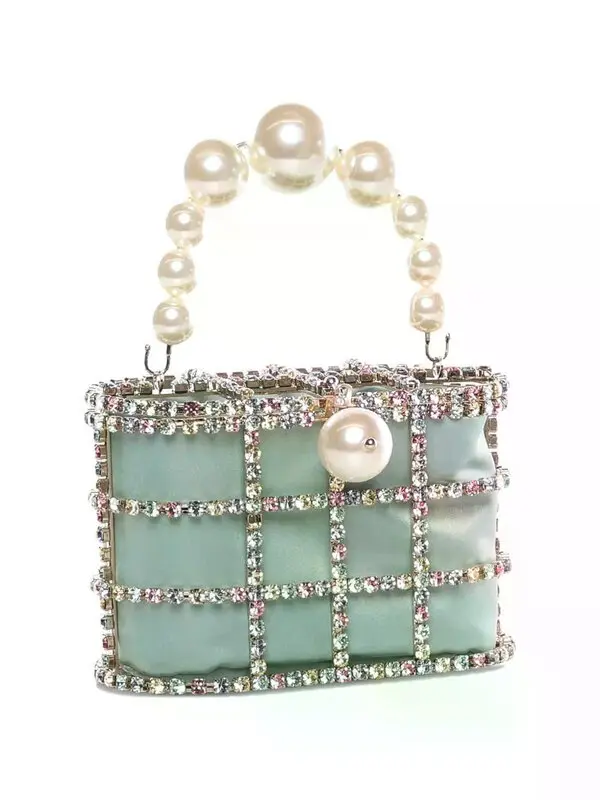 Rosantica Crystal Embellished Mini Bag - Blue