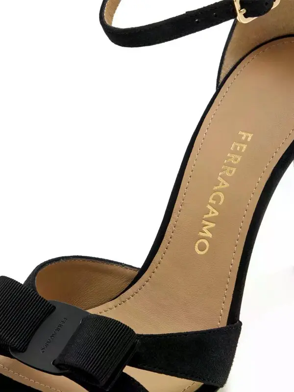 FERRAGAMO Bow Strap Stiletto Sandals