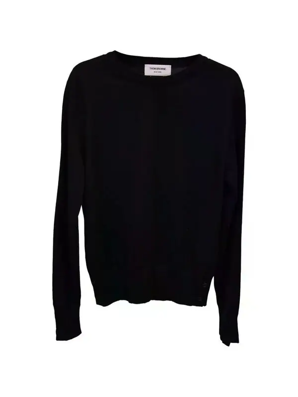 Thom Browne Crew-neck Merino Wool Sweater