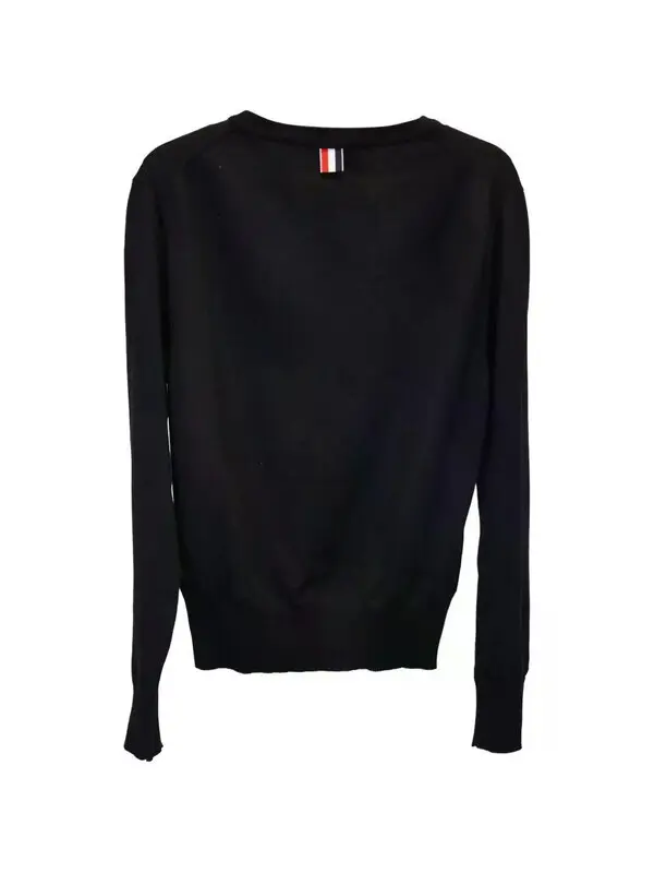 Thom Browne Crew-neck Merino Wool Sweater