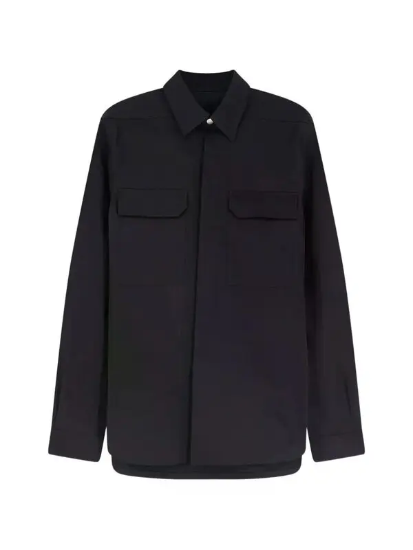 Rick Owens Double-pocket Long-sleeve Shirt