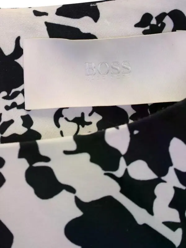 BOSS Donisa Floral-print Mini Dress