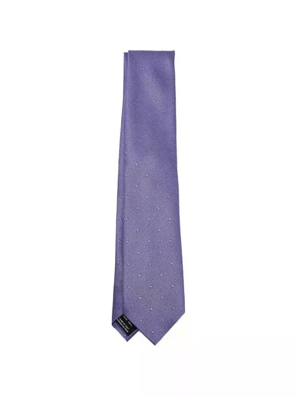 TOM FORD Polka Dot Neck Tie - Purple