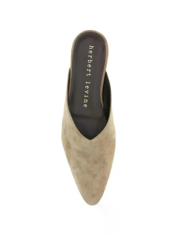 HERBERT LEVINE Homebody Pointed-toe Flat Mules