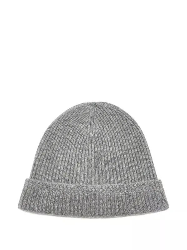 TOM FORD Ribbed-knit Hat With Logo Patch