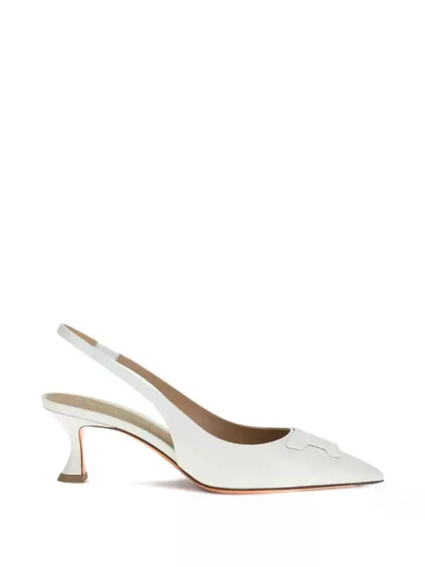 Santoni Buckle Slingback Pumps