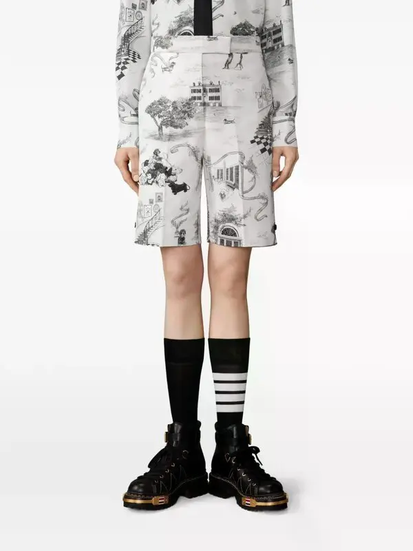 Thom Browne Hector Toile Bermuda Shorts