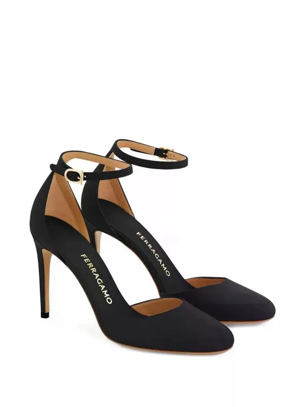 FERRAGAMO 90mm Ankle-strap Pump