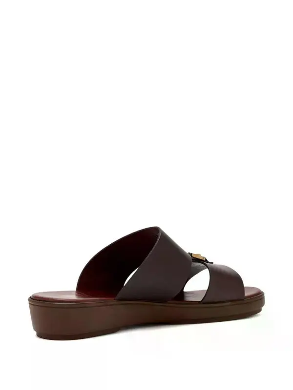 Brunello Cucinelli Buckle Strap Sandals - Brown