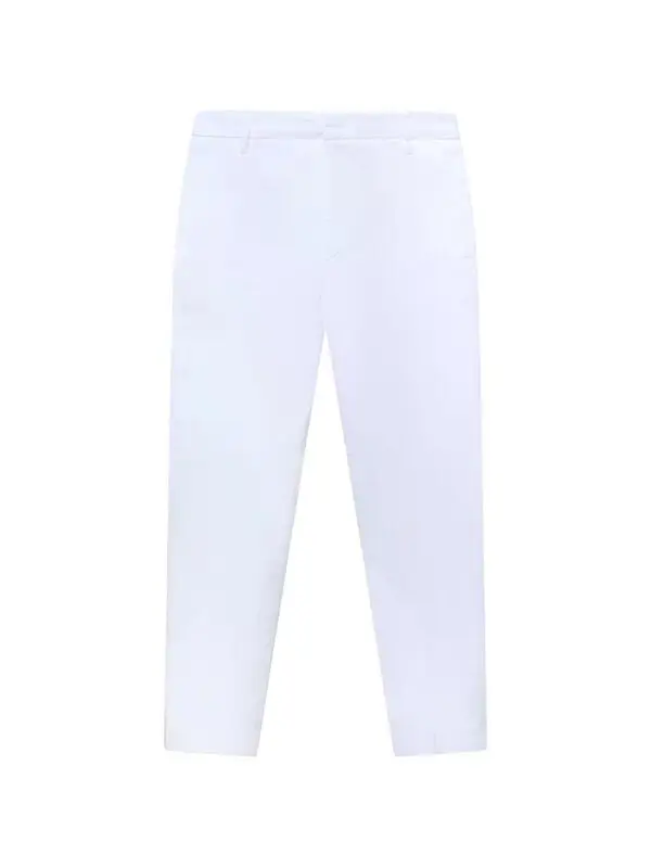 DONDUP Welt Pockets Trousers - White